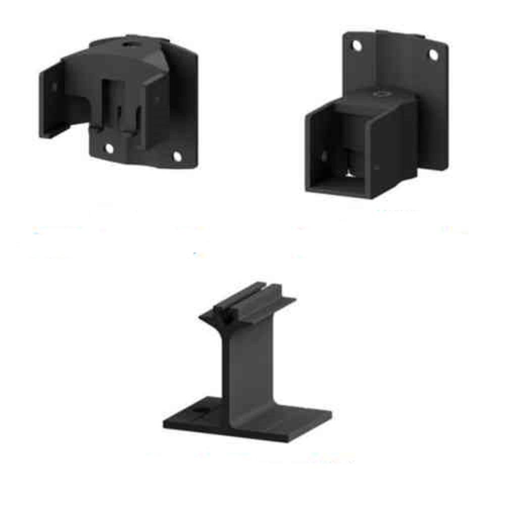 Veranda Aluminum Rail Bracket for Vinyl Fencing (2-Pack)-73012344 - The ...