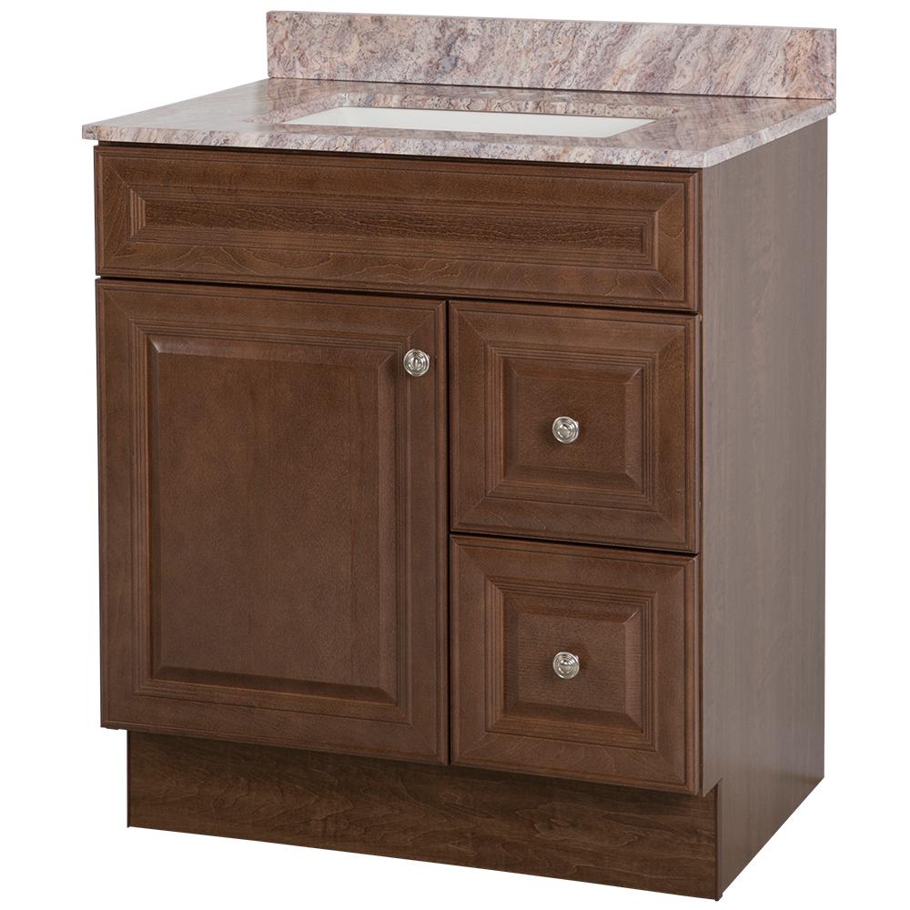 30 Inch Vanities - Brown - Bathroom Vanities - Bath - The Home Depot