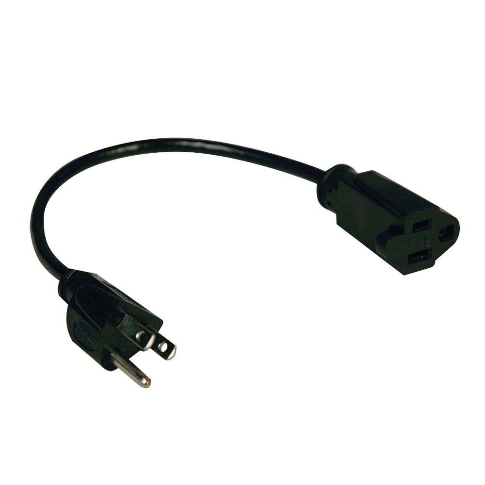 Tripp Lite 1 ft. 18/3 Standard Power Extension Cord-P022-001 - The Home ...