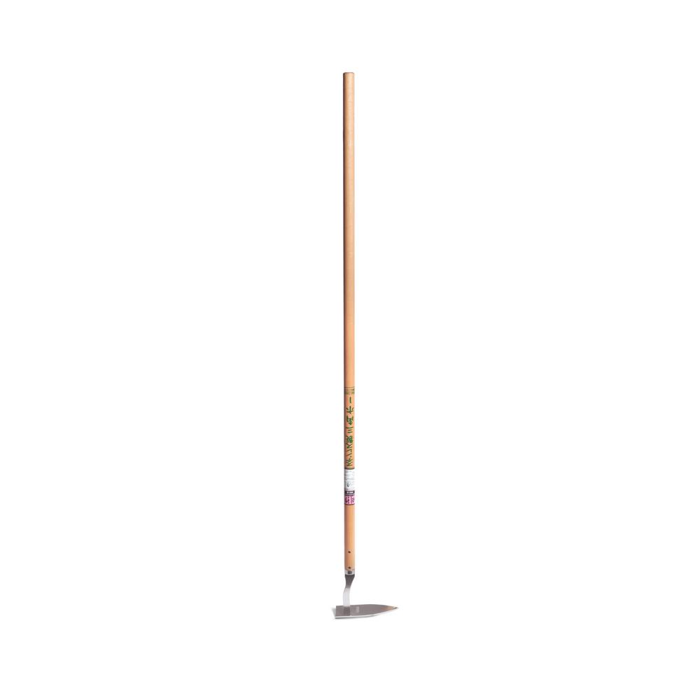 Nisaku Stainless Steel Semi-Long Triangle Hoe-NJP1012 - The Home Depot