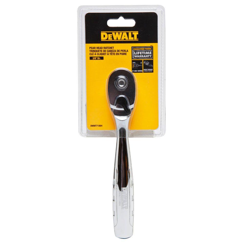 DEWALT 3/8 in. Drive Pear Head Ratchet-DWMT71804 - The Home Depot