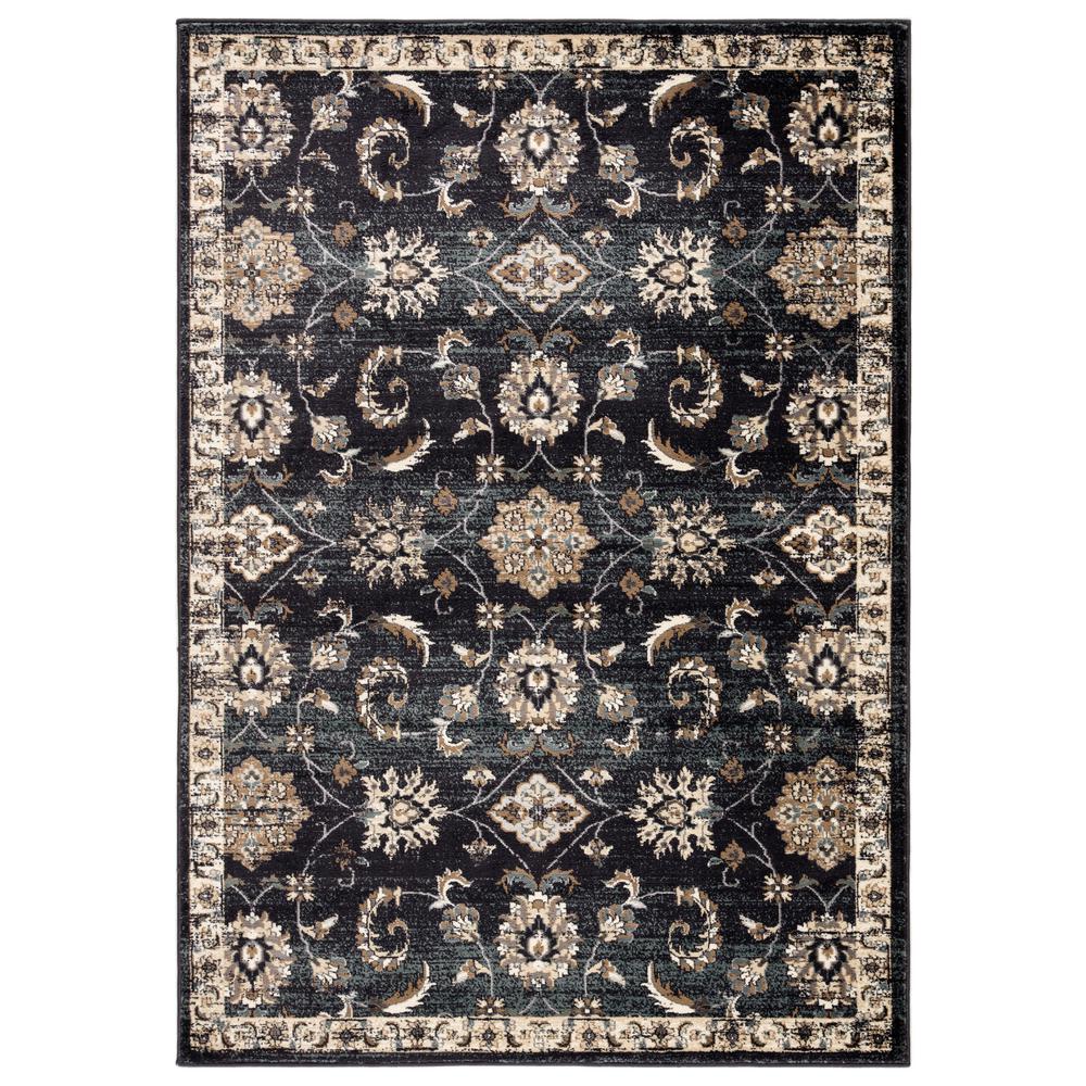 Well Woven Timeless Le Petit Palais Black 9 ft. x 13 ft. Traditional ...