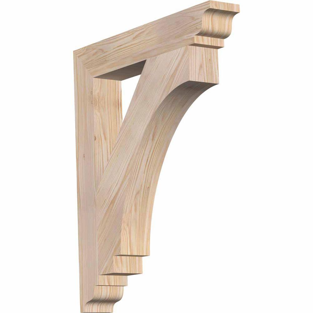 Ekena Millwork 3.5 in. x 28 in. x 24 in. Douglas Fir Imperial ...