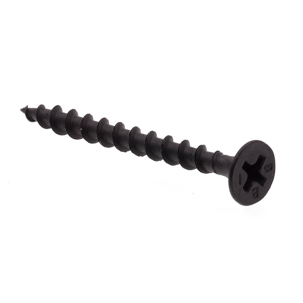 Prime-Line #6 x 1-5/8 in. Black Phosphate Coated Steel Phillips Drive ...