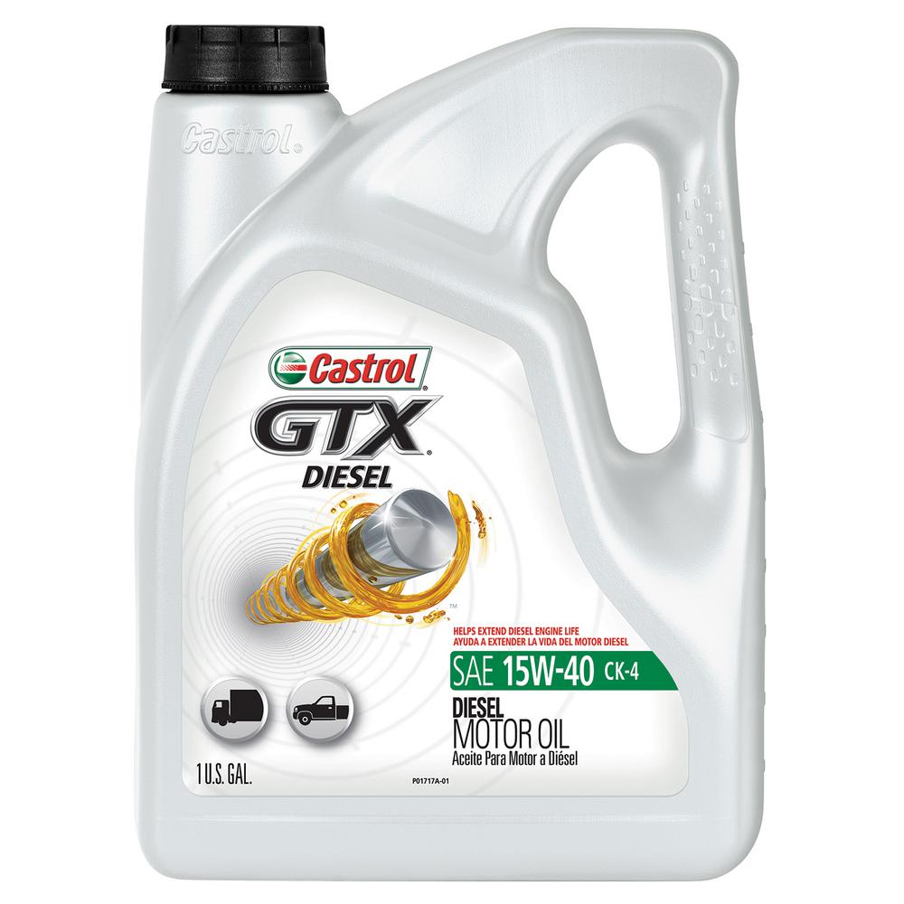 Castrol GTX 128 Oz 15W 40 Diesel Motor Oil 15C468 The Home Depot
