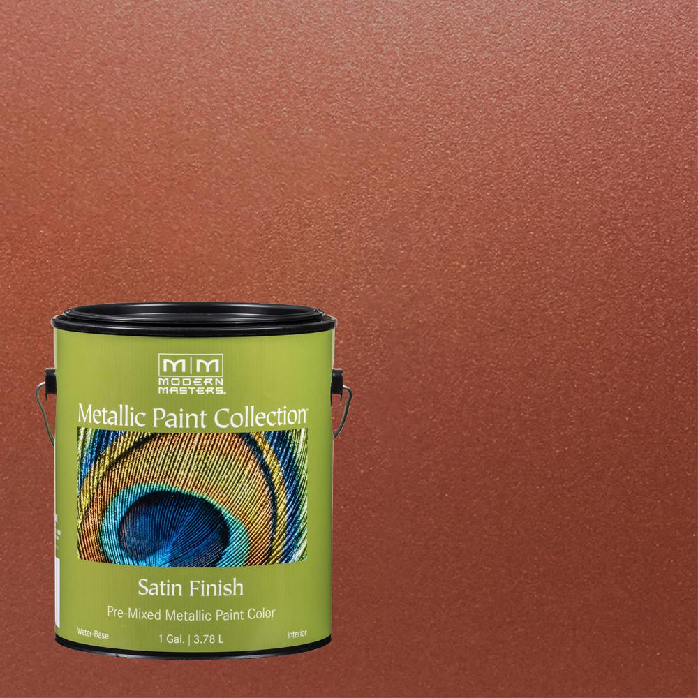 Modern Masters 1 gal. Antique Copper Satin Metallic Interior Paint ...