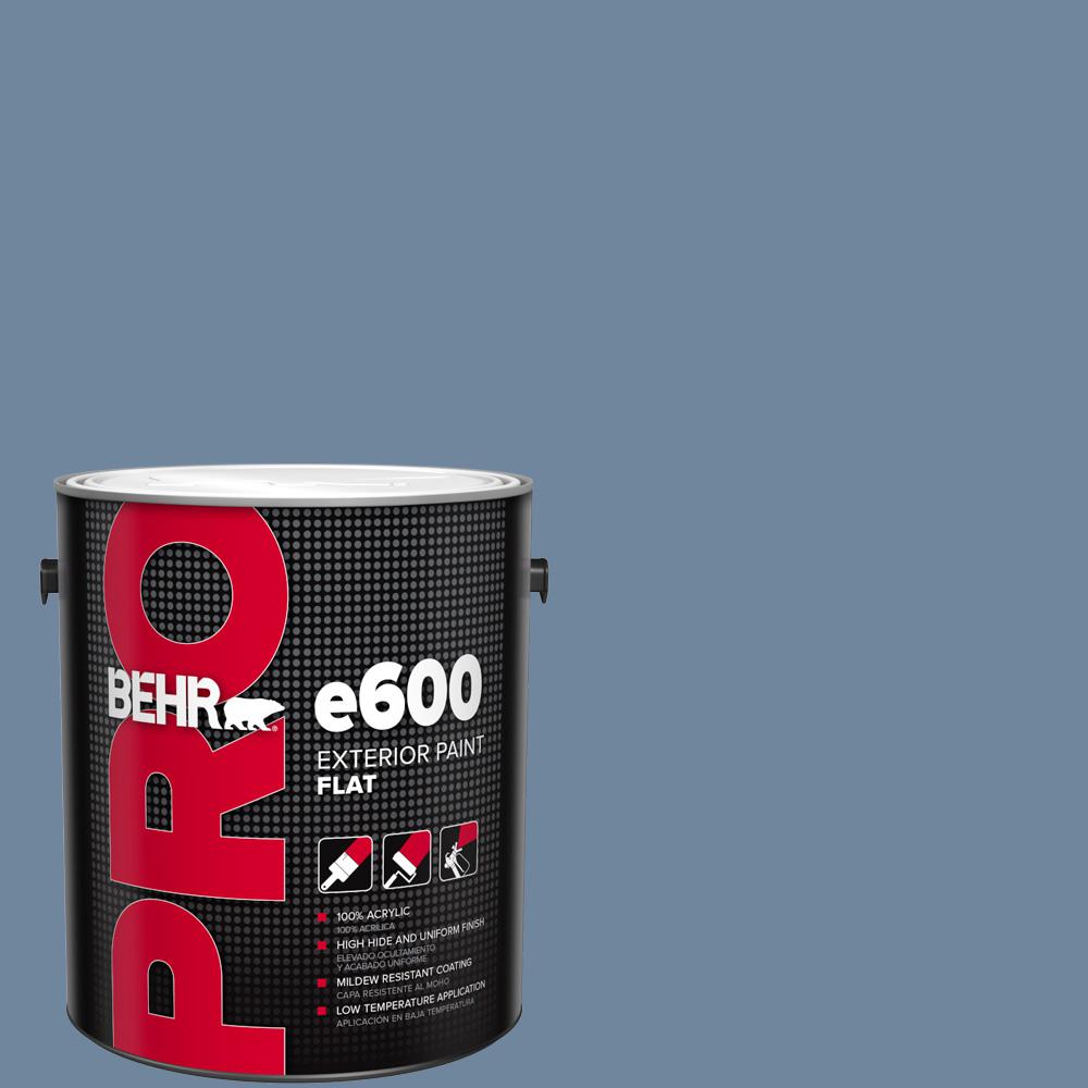 BEHR PRO 1 gal. #S520-5 Thundercloud Flat Exterior Paint-PR61301 - The ...