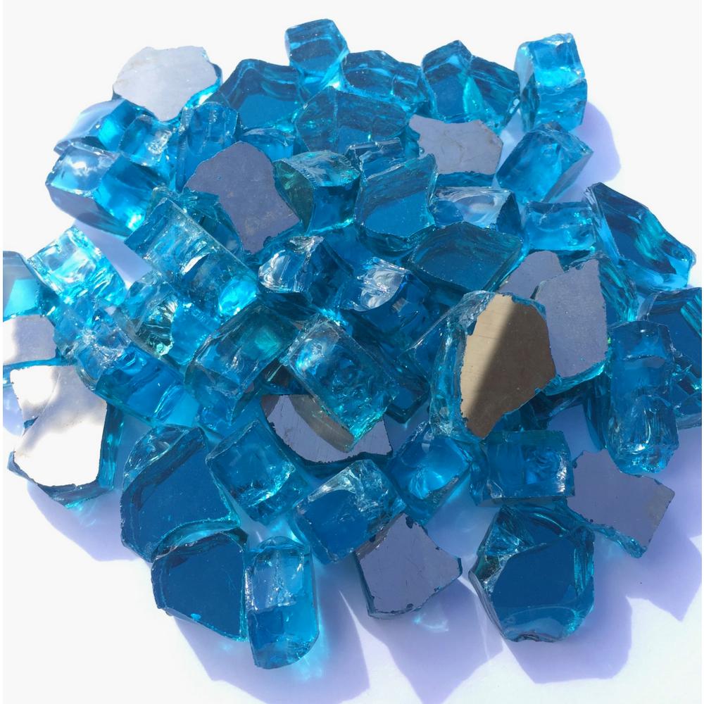 Real Flame Black Reflective Fire Glass-10001-BKG - The Home Depot