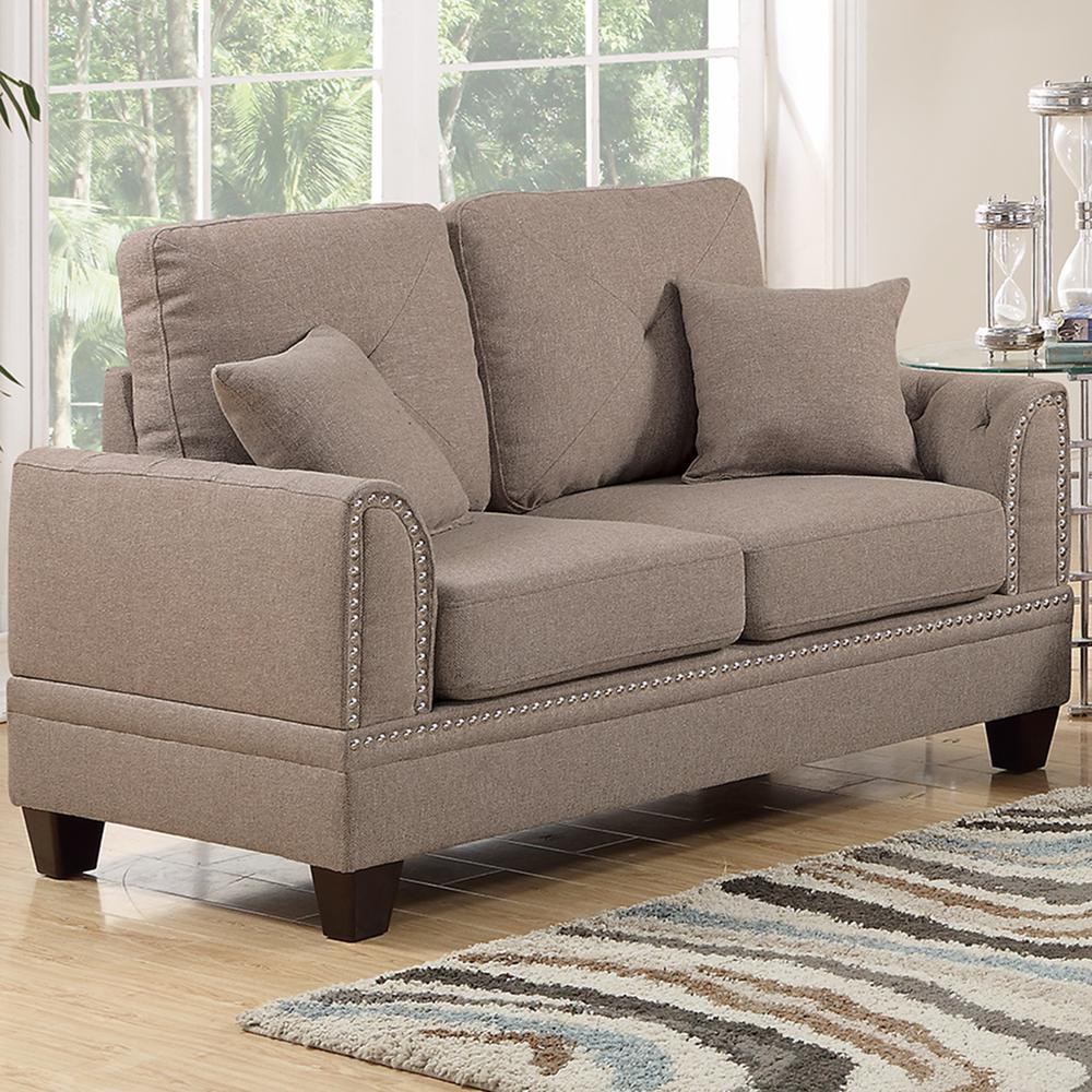 Venetian Worldwide Majella 2-Piece Coffee Sofa Set VENE-F6509 - The ...