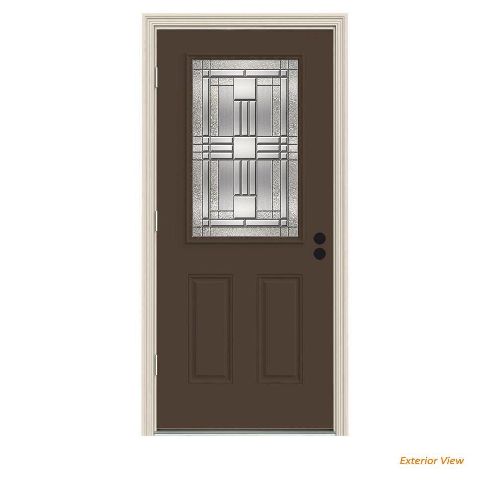 Dark Brown - Front Doors - Exterior Doors - The Home Depot