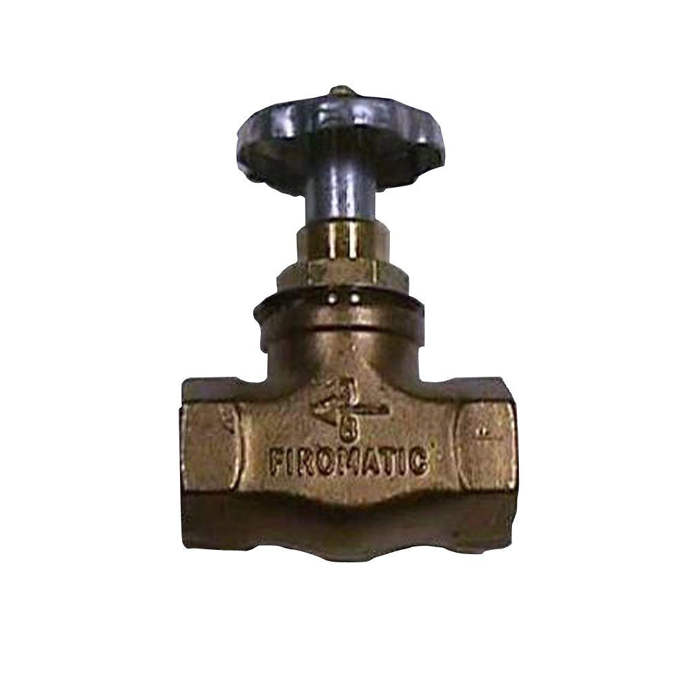 BECKETT Firomatic 1-3/8 in. Brass Straight Valve-12110P - The Home Depot