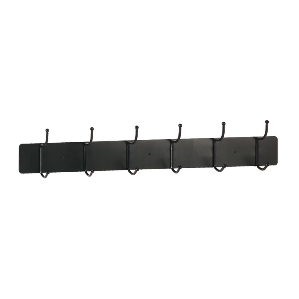 Homecraft Furniture Black 12-Hook Coat Rack CR004 - The Home Depot