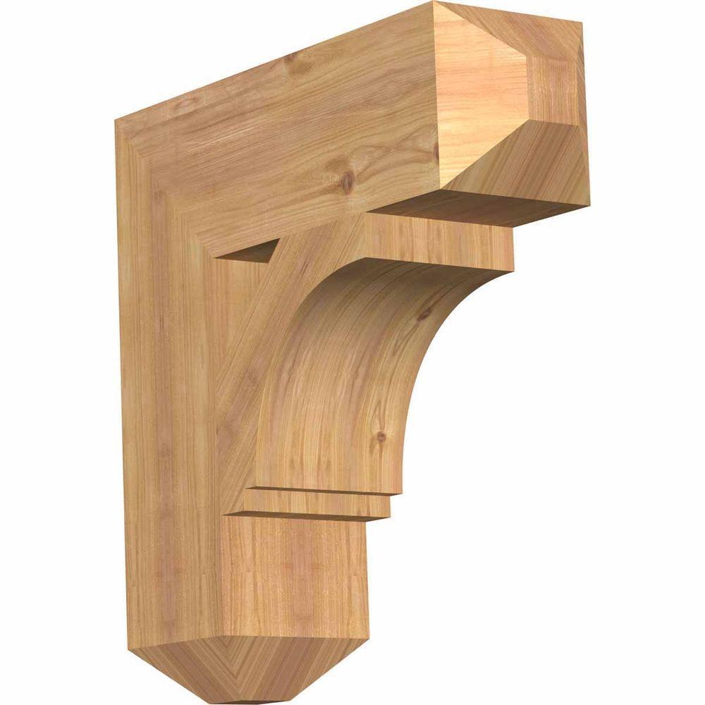 Ekena Millwork 5.5 in. x 20 in. x 20 in. Western Red Cedar Imperial ...