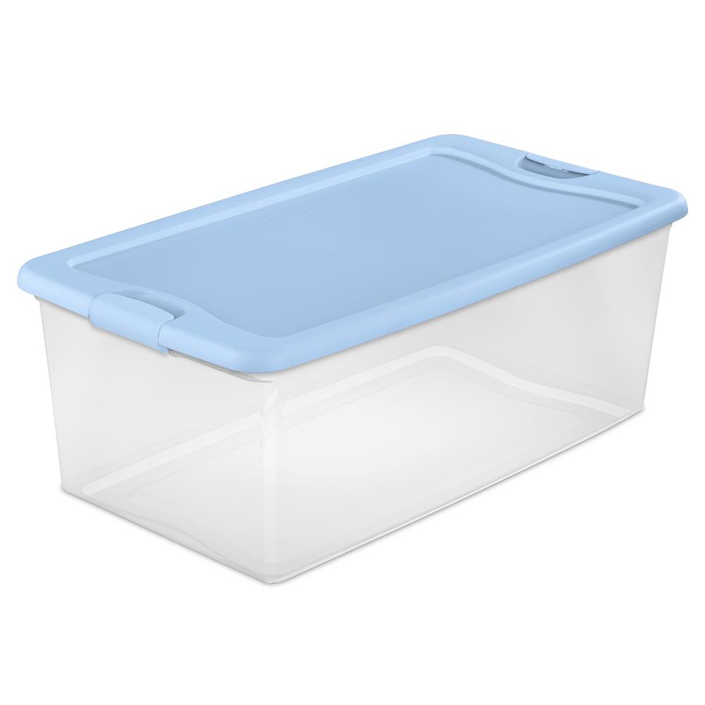Sterilite 106 Qt. Latching Storage Box-14992804 - The Home Depot