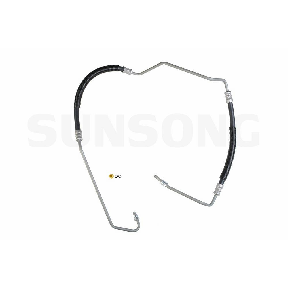 Sunsong Power Steering Pressure Line Hose Assembly-3402347 - The Home Depot