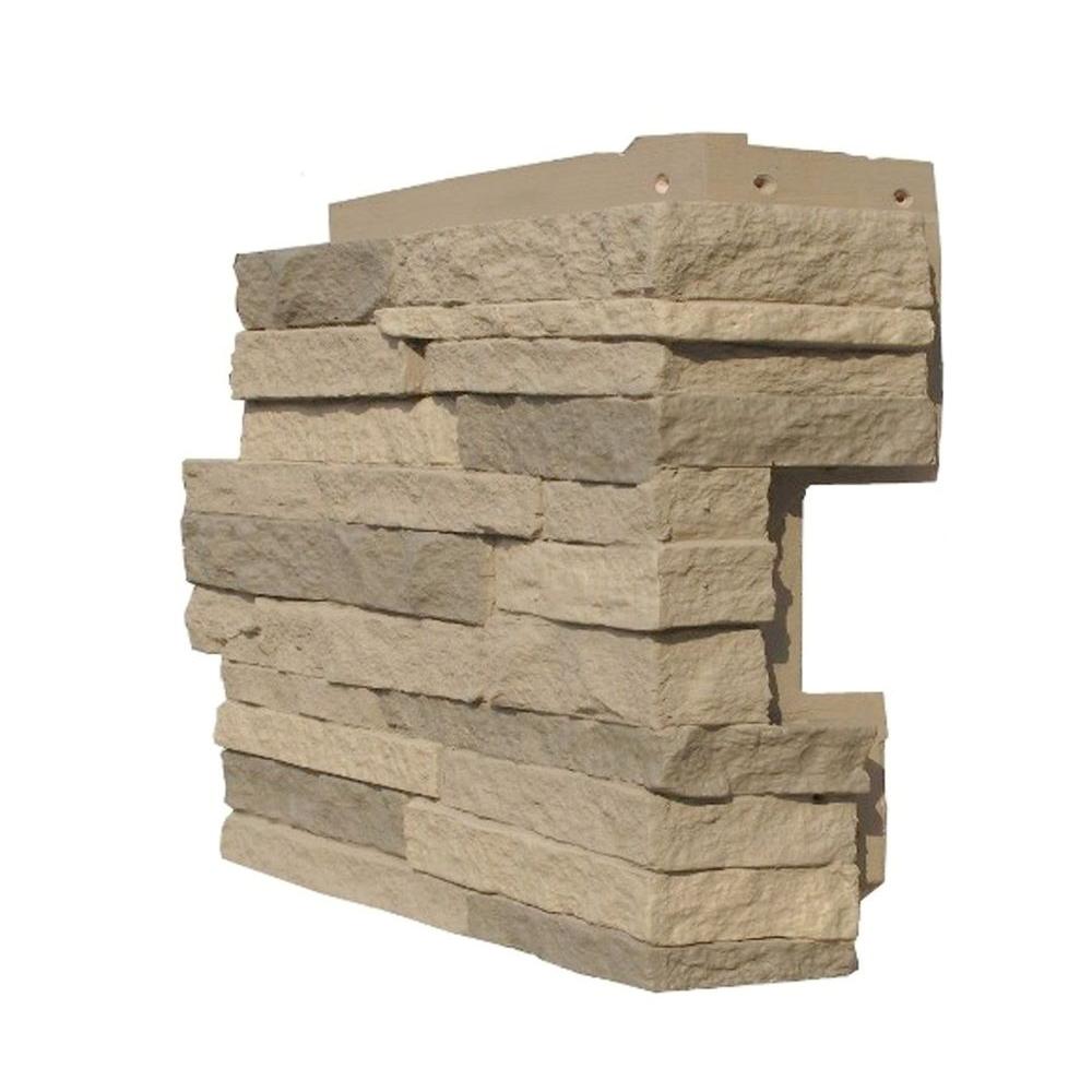 NextStone Stacked Stone Kentucky Gray 4.25 in. x 13.75 in. Faux Stone ...