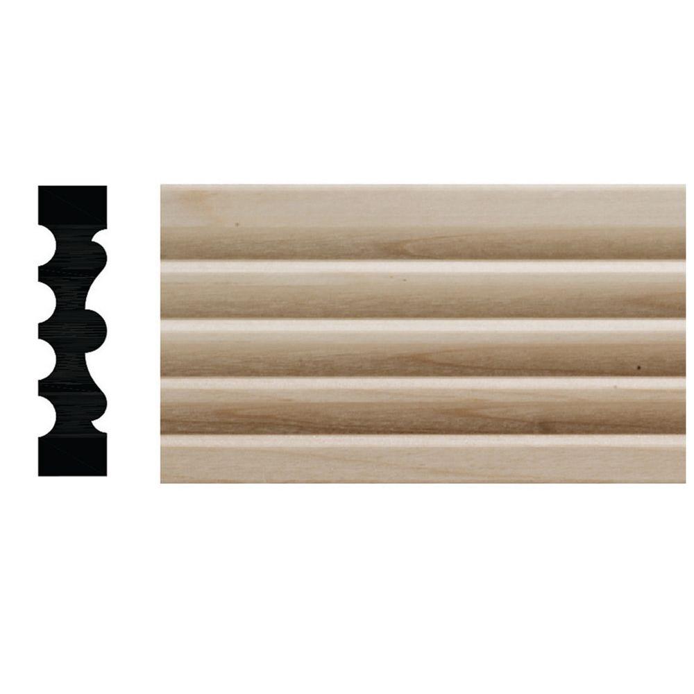 Ornamental Mouldings 1123D-7 1/2 in. x 2-1/8 in. x 84 in. White ...