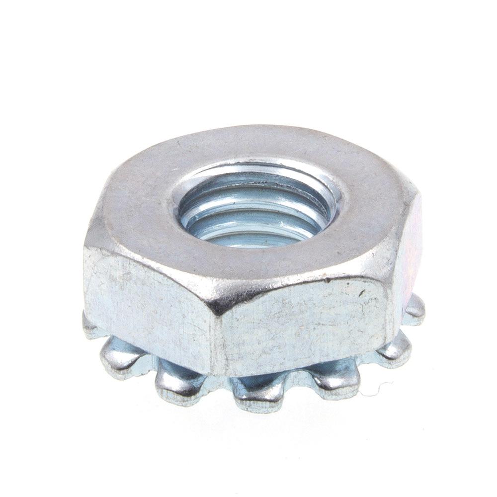 #4-40 Stainless Steel Locknuts with External-Tooth Lock Washer,100 ...