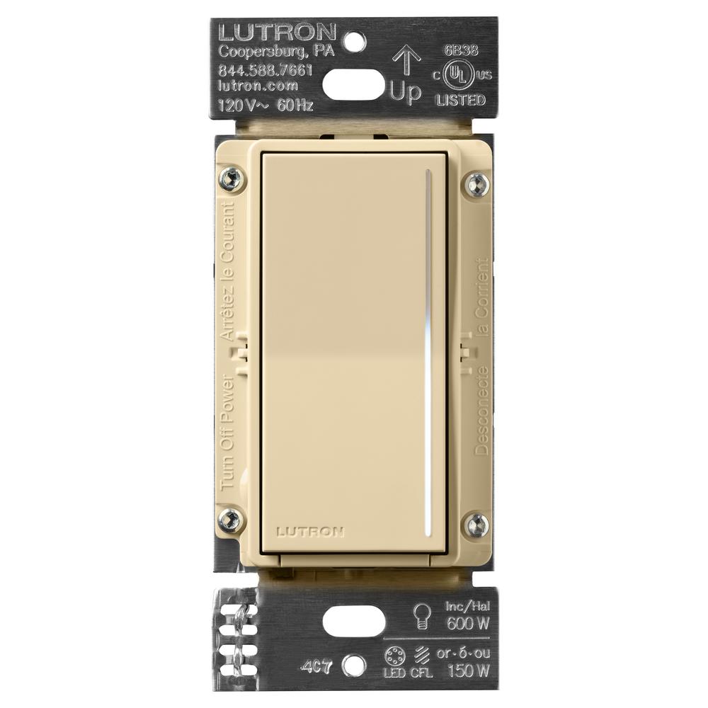 Lutron Sunnata Touch Dimmer with LED+ Advanced Technology, for LED ...