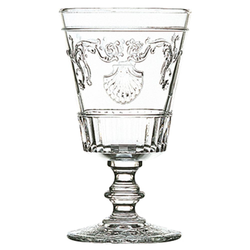 La Rochere Versailles 13.5 oz. Shell/Flower Design Water Glass (Set of ...