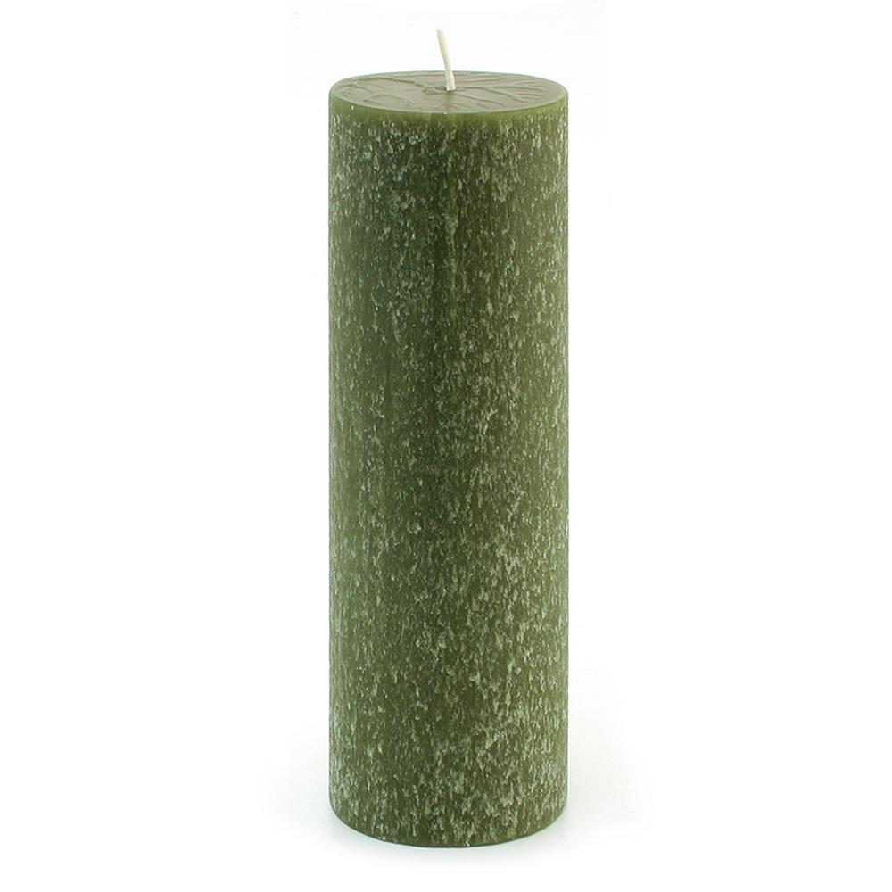 ROOT CANDLES 3 in. x 9 in. Timberline Dark Olive Pillar Candle 33972 ...