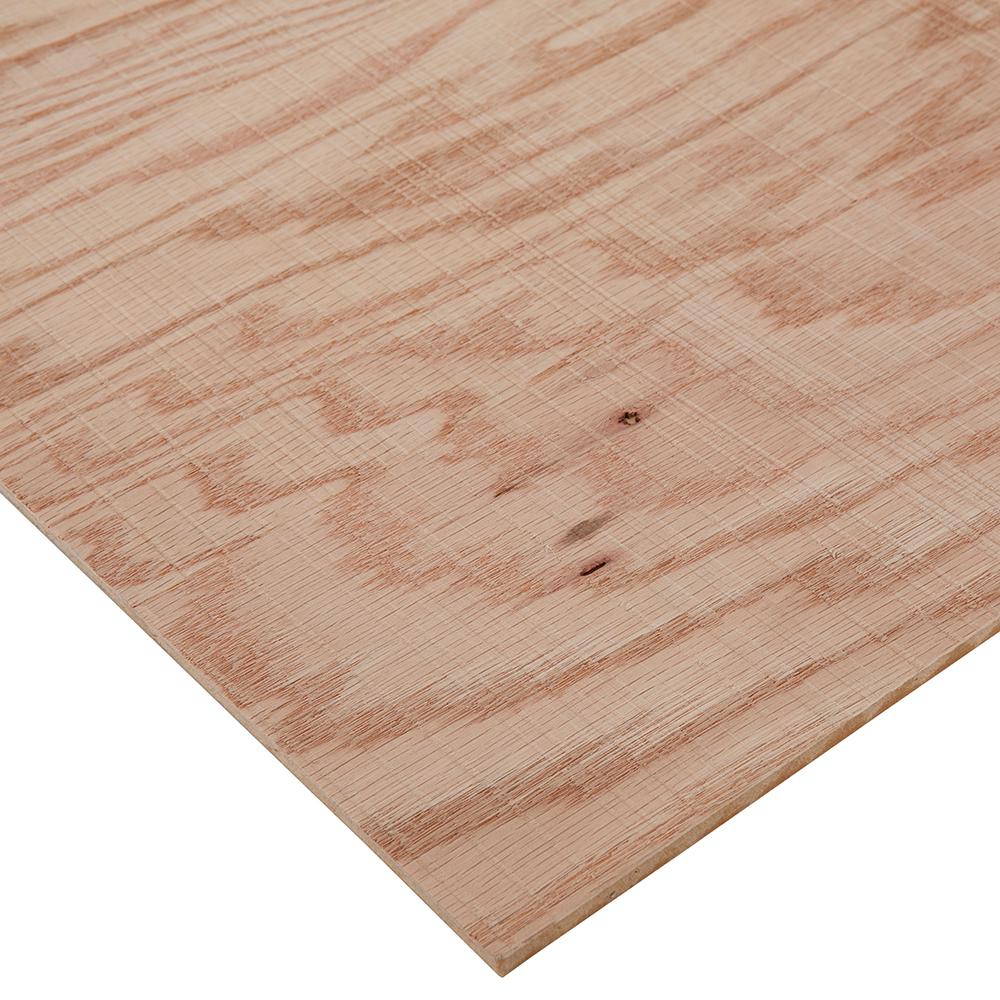 Columbia Forest Products 1/4 in. x 2 ft. x 8 ft. Rough Sawn Red Oak ...