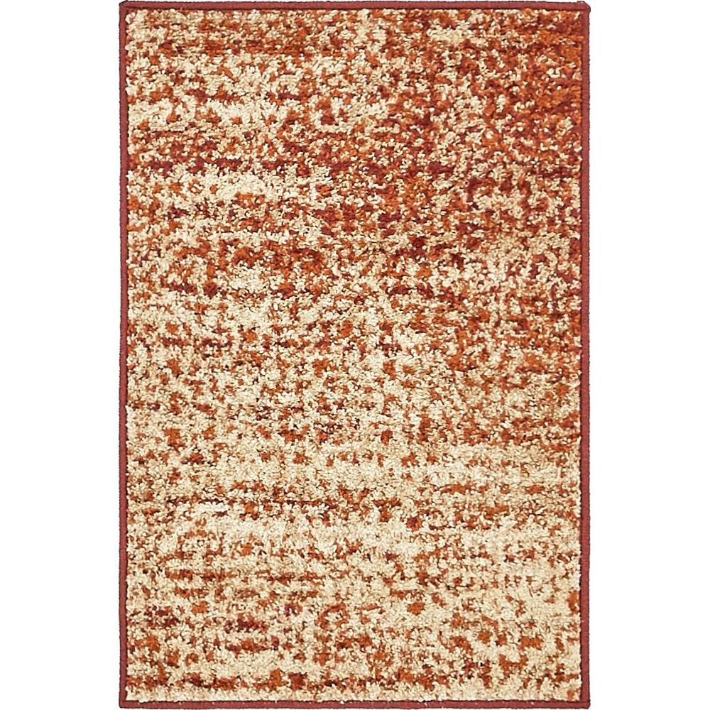 Unique Loom Autumn Traditions Terracotta 2' 0 x 3' 0 Area Rug-3138143 ...