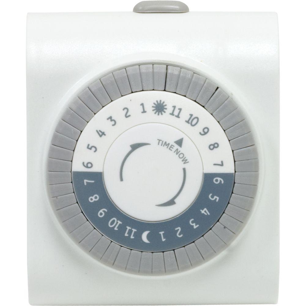 GE 24 Hour Plug In Big Button Timer 15076 The Home Depot