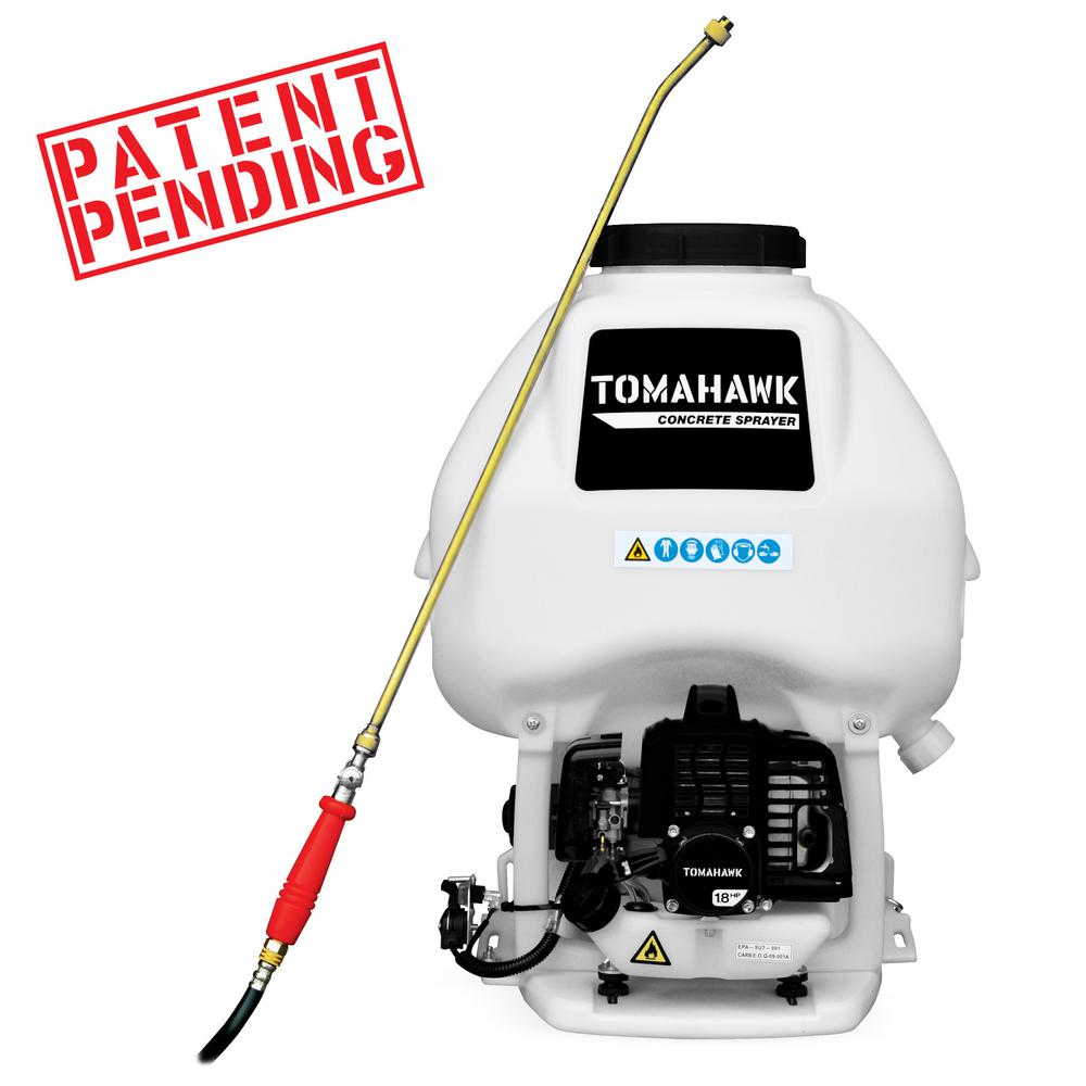 Tomahawk Power 6.5 Gal. Backpack Concrete Sprayer with 1.8 HP Engine ...
