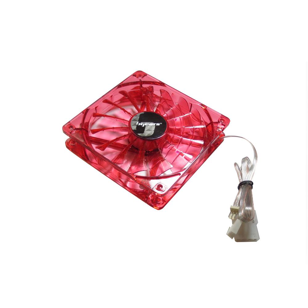 Bgears 140 mm Black 2-Ball Bearing PWM 12-Volt DC Fan in Black-b-PWM ...