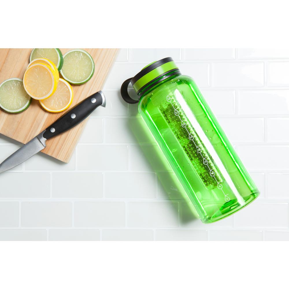 Manna Ranger Light 34 oz. Teal Grip Carry Handle Tritan Bottle HD18610 ...