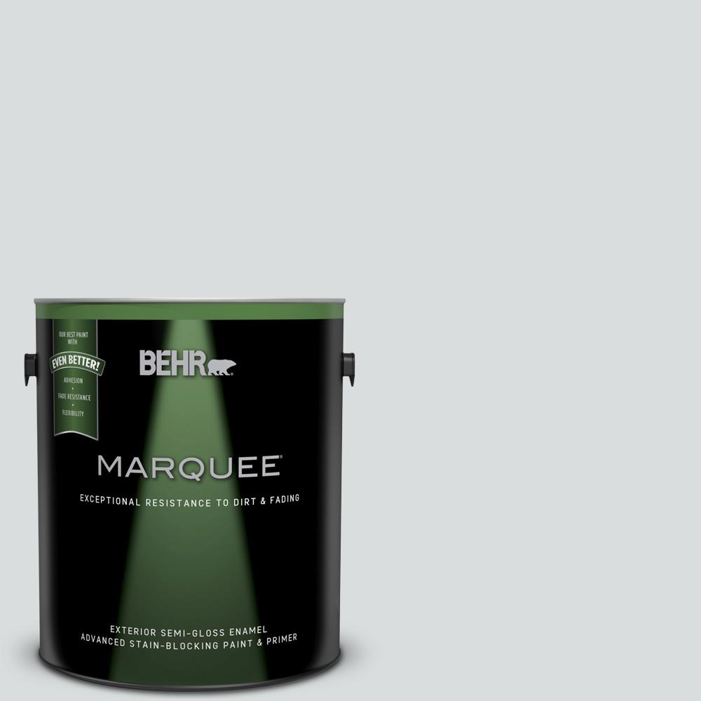 BEHR MARQUEE 1-gal. #N500-1 Shiny Luster Semi-Gloss Enamel Exterior ... BEHR MARQUEE 1-gal. #N500-1 Shiny Luster Semi-Gloss Enamel Exterior ...