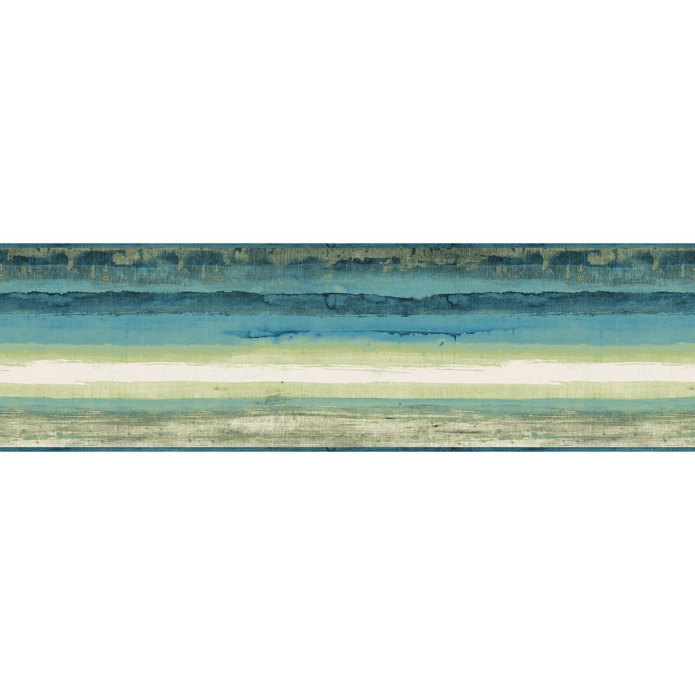 York Wallcoverings Mesa Border green Wallpaper Border-BP8266BD - The ...