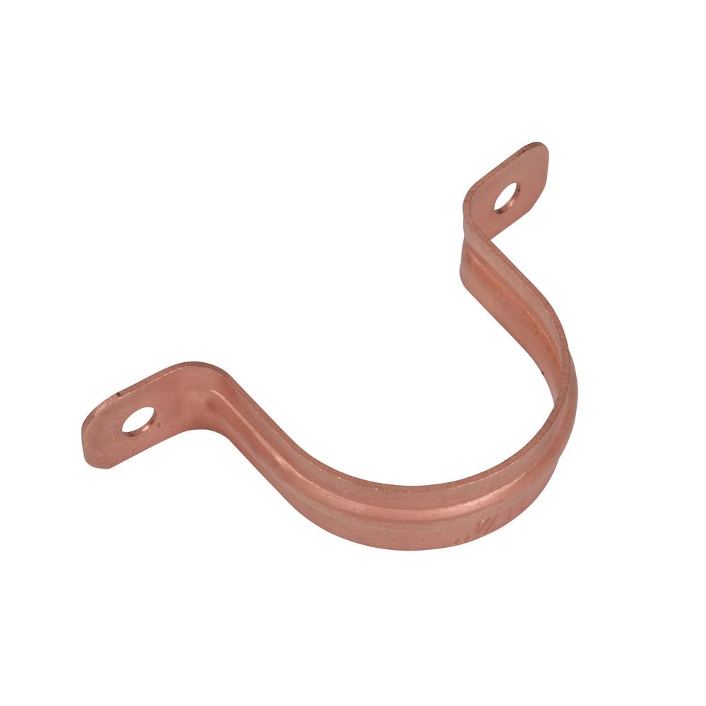 Reviews for Oatey 1-1/4 in. Copper 2-Hole Pipe Hanger Strap - 33577 ...