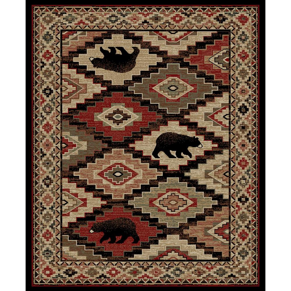 Mayberry Rug American Destination Multi-Color Sugar Mountain Rustic 2 ...