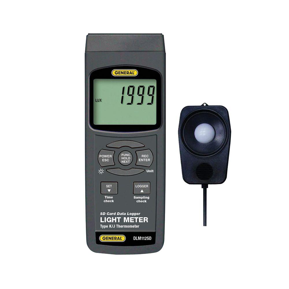 General Tools Data Logging Light Meter With Sd Card Dlm112sd The Home Depot 3925