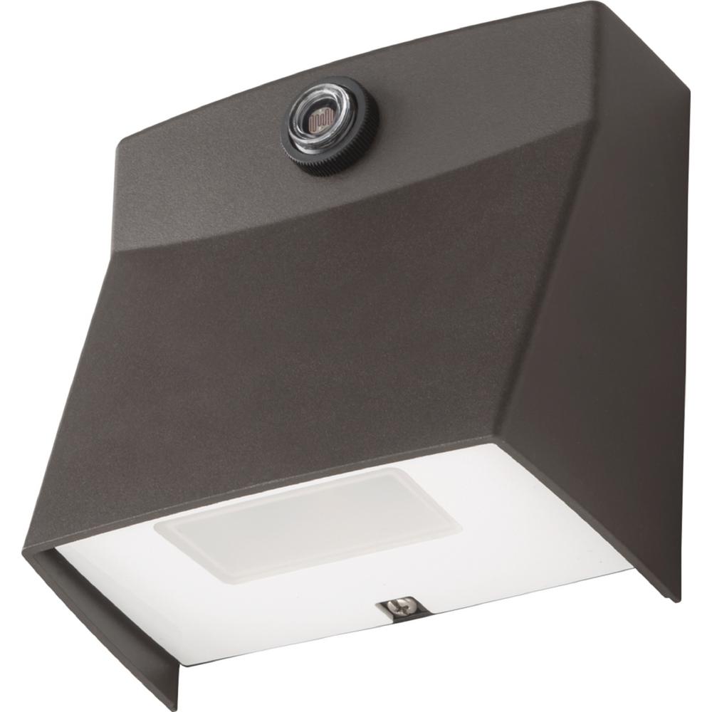 Lithonia Lighting Bronze Outdoor Integrated LED Wall Pack Light with ...