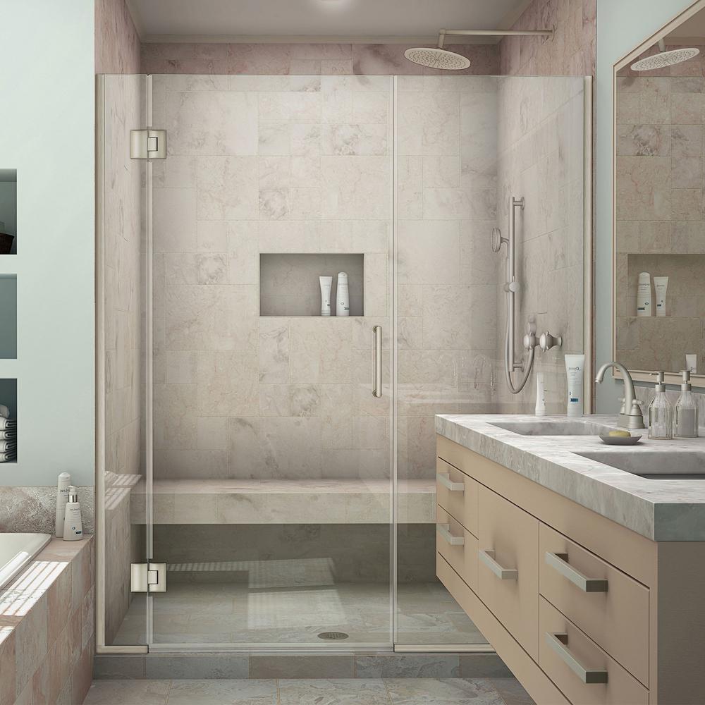 Dreamline Unidoor X 45 1 2 In To 46 In X 72 In Frameless Hinged