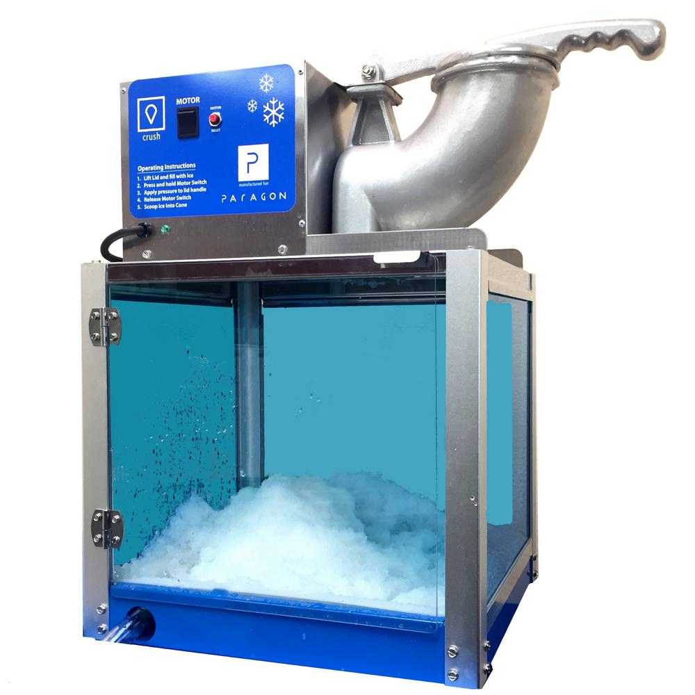 Paragon Arctic Blast 8000 oz. Blue Stainless Steel Countertop Snow Cone ...