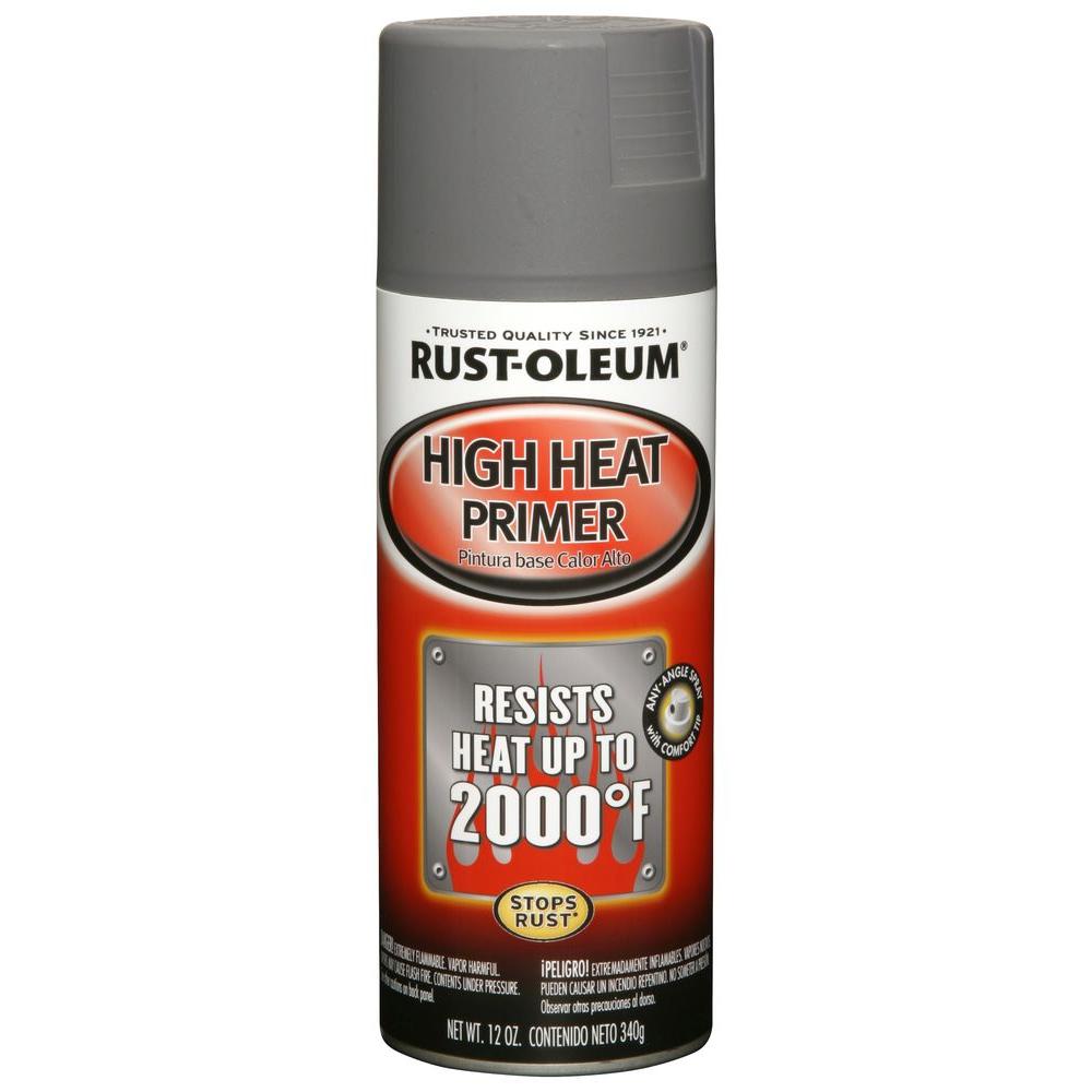 Rust-Oleum Automotive 12 oz. High Heat Gray Primer Spray-249340 - The ...
