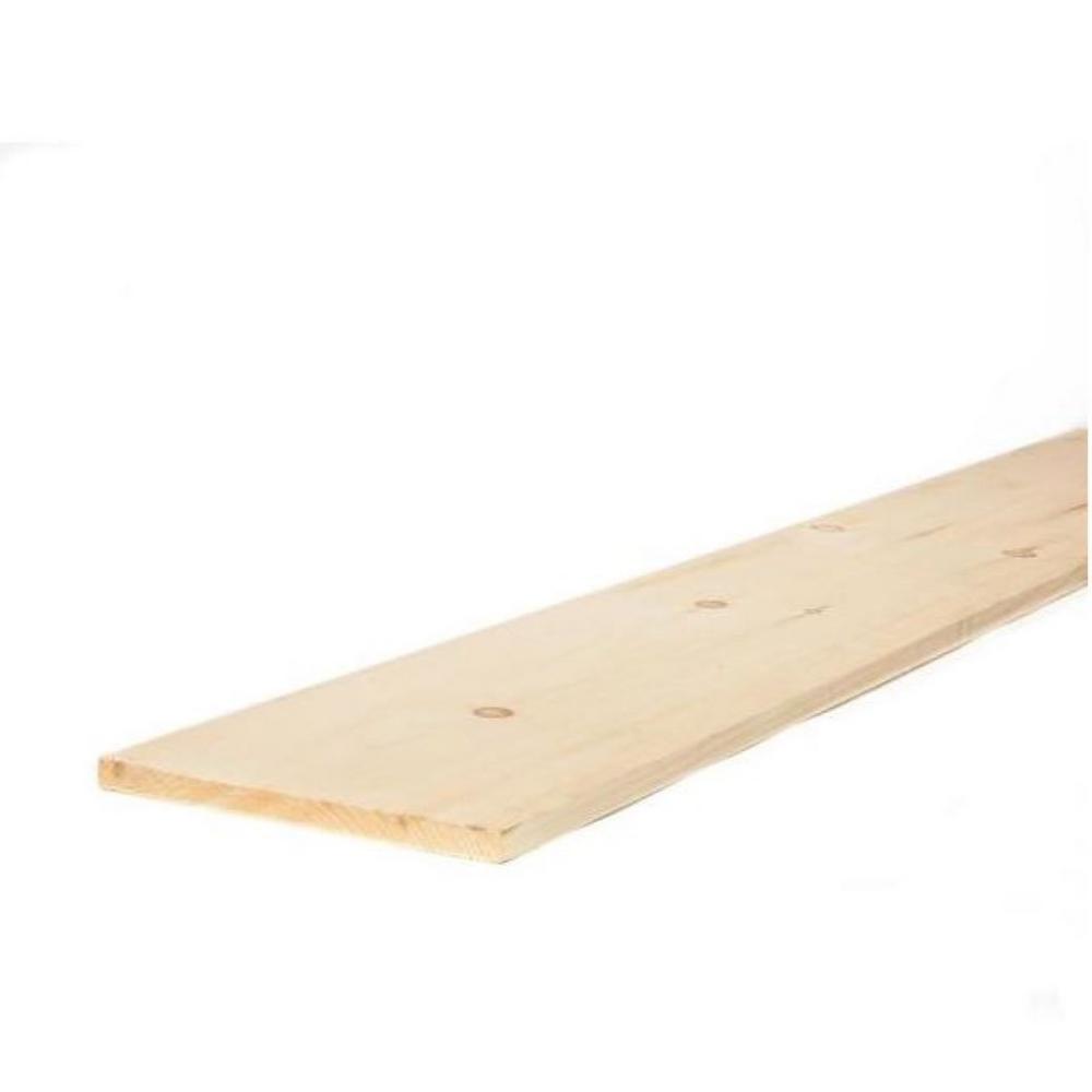 Unbranded 1 in. x 12 in. x 4 ft. Premium Kiln-Dried Square Edge ...
