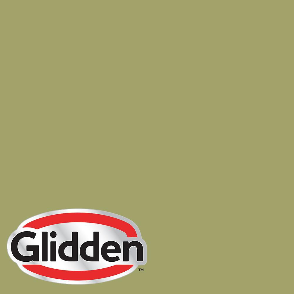 Glidden Essentials 1 gal. #HDGG21 Safari Green Semi-Gloss Exterior ...