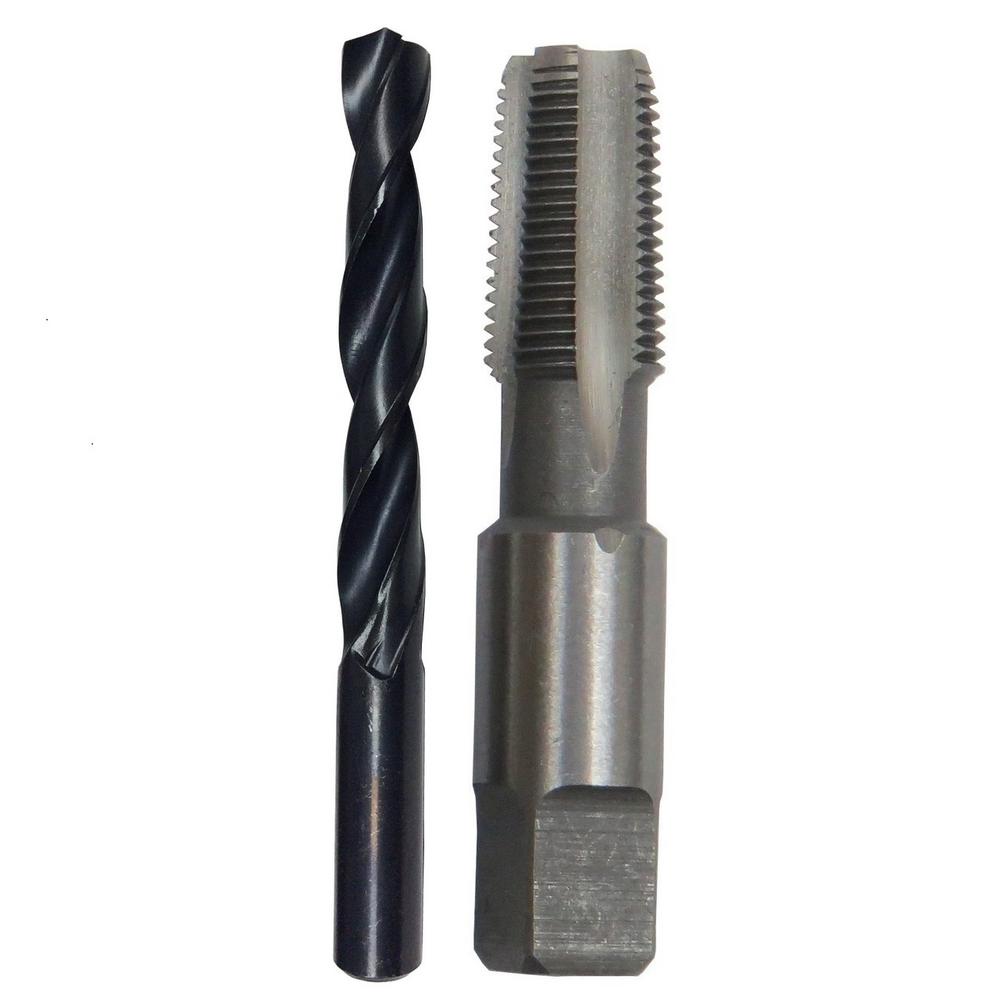 Drill America 1 4 In Carbon Steel NPT Pipe Tap And 7 16 In High Speed