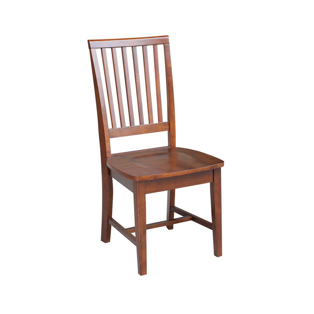 International Concepts Unfinished Wood Mission Dining Chair Set Of 2