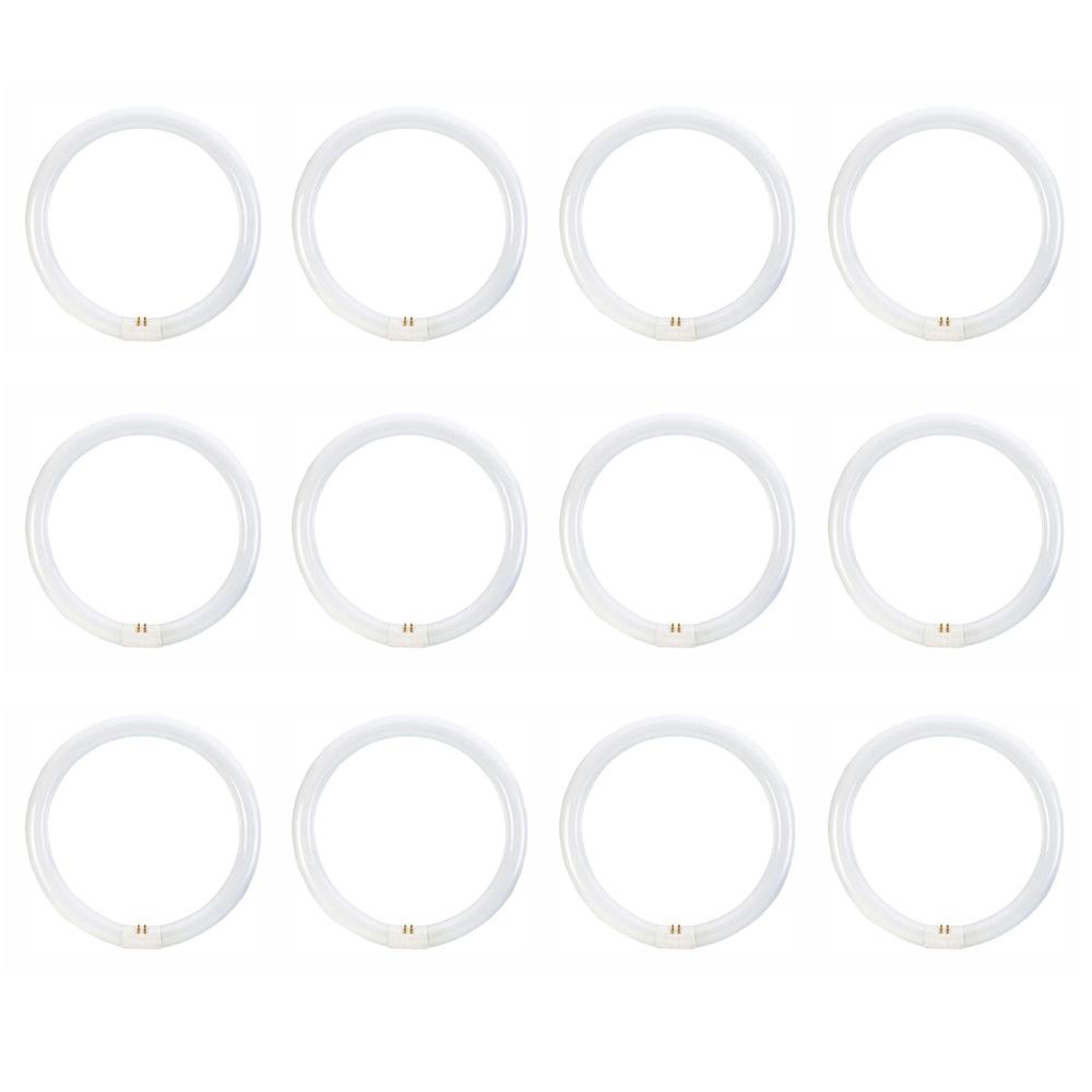 Philips 32-Watt 12 in. Linear T9 Circline Fluorescent Tube Light Bulb ...