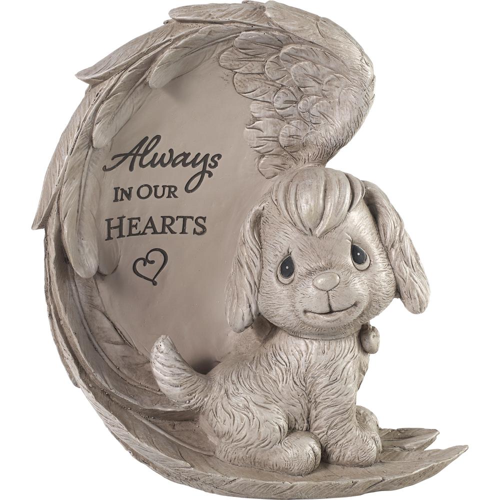 Precious Moments Always In Our Hearts Pet Dog Memorial Garden Statue ...