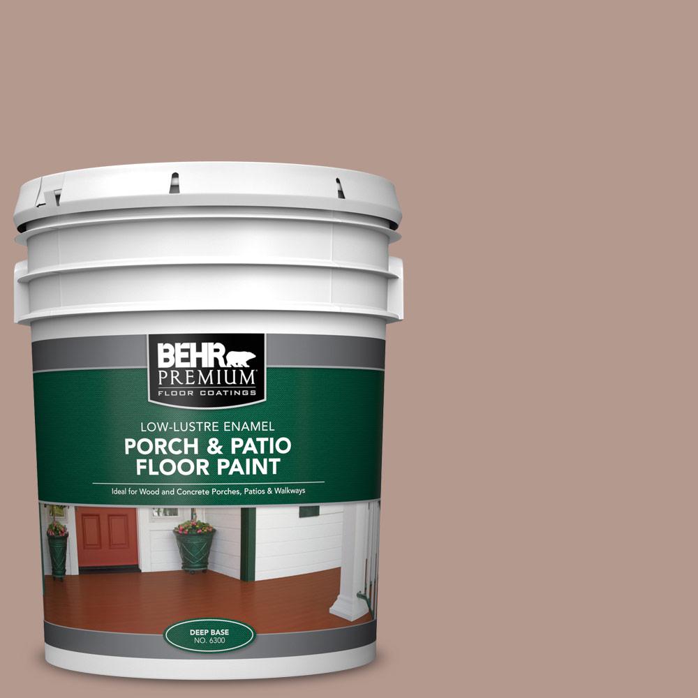 BEHR Premium 5 gal. #SC-160 Rose Beige Low-Lustre Enamel Interior ...