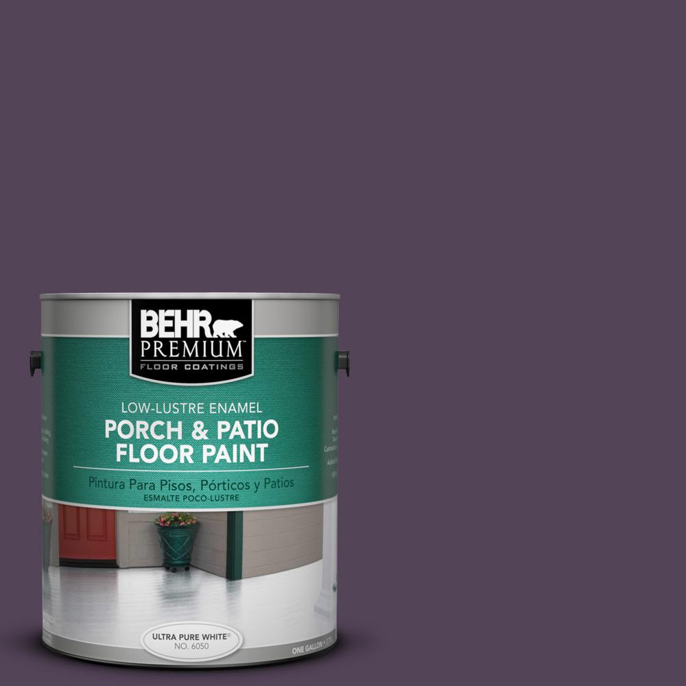 BEHR Premium 1 gal. #M100-7 Deep Merlot Low-Lustre Enamel Interior ...