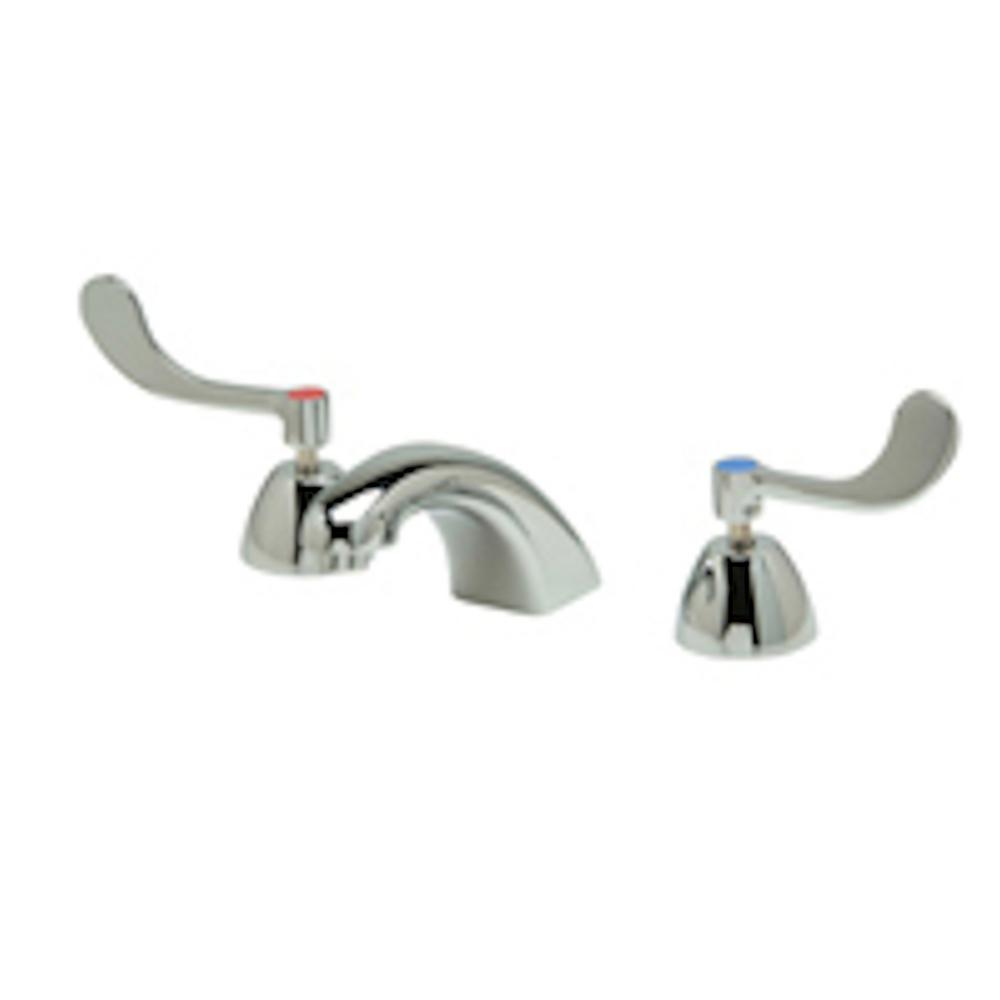 Zurn AquaSpec Widespread Commercial Bathroom Faucet with 0.5 Vandal ...