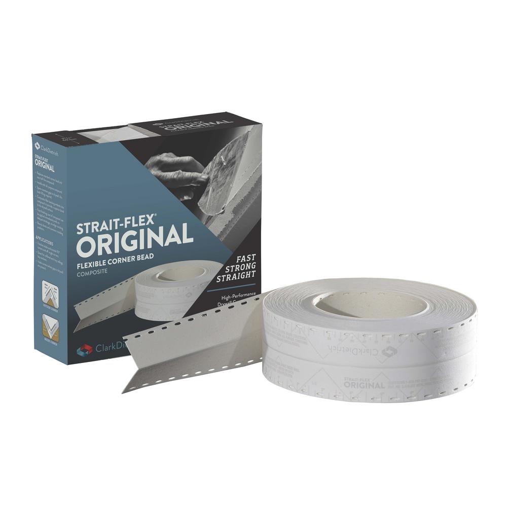 Strait-Flex 2-3/8 in. x 100 ft. Original Composite Drywall Corner Tape ...